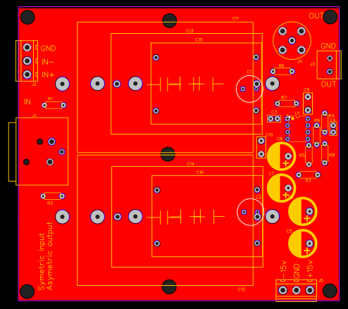 Symetrical to asymetrical converter - EasyEDA open source hardware lab