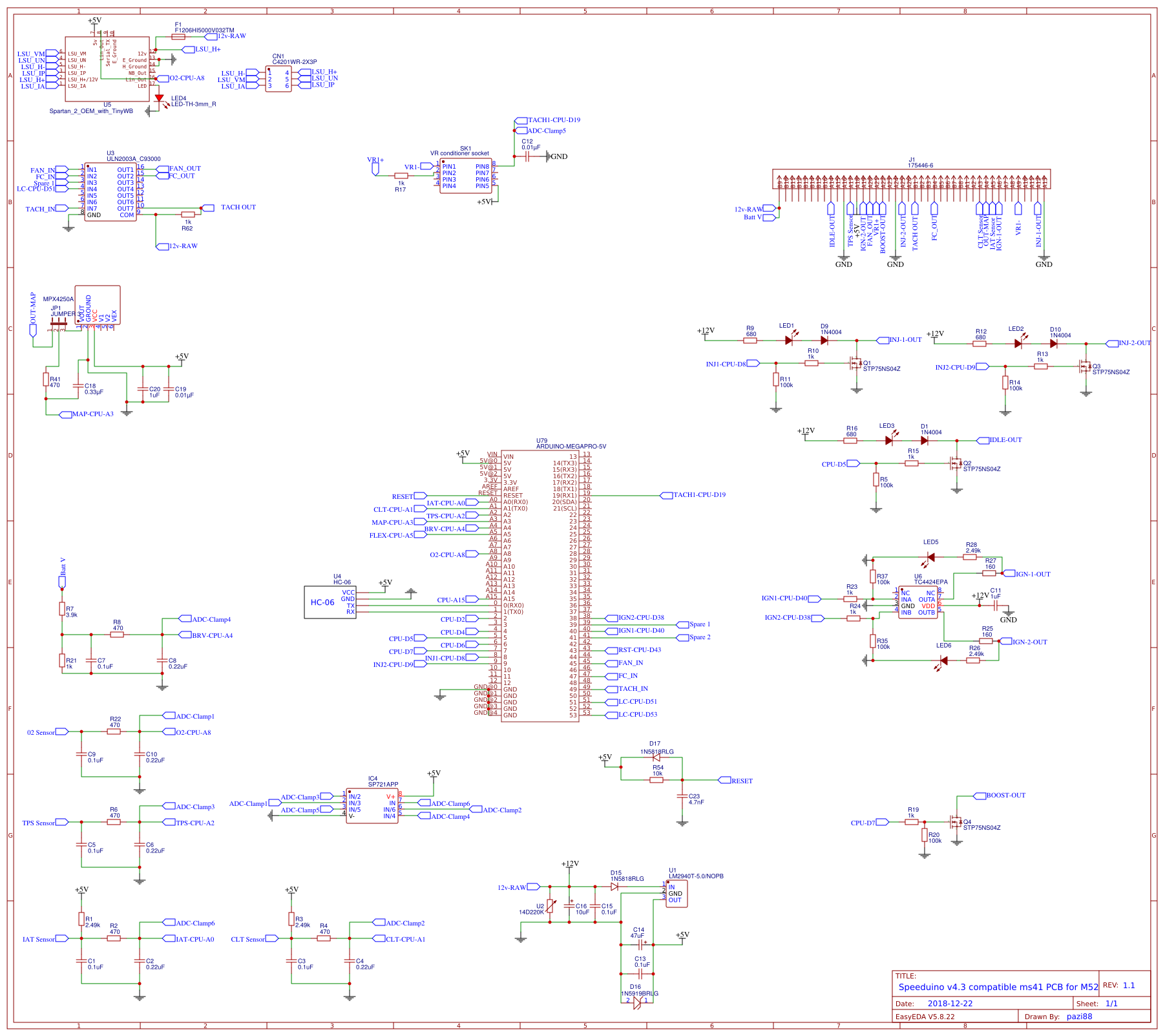 corolla 4EFE ECU first design - EasyEDA open source hardware lab