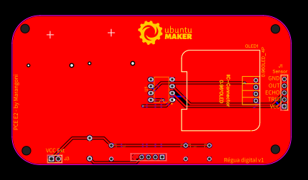 Projeto Final - Regua Ultrassonica - OSHWLab