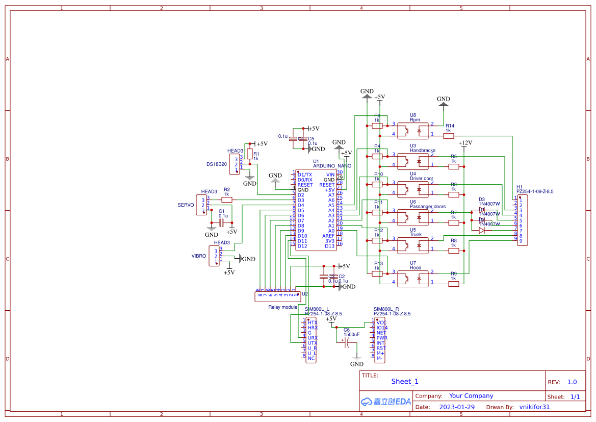 Vaz 2101 Signalka - EasyEDA open source hardware lab