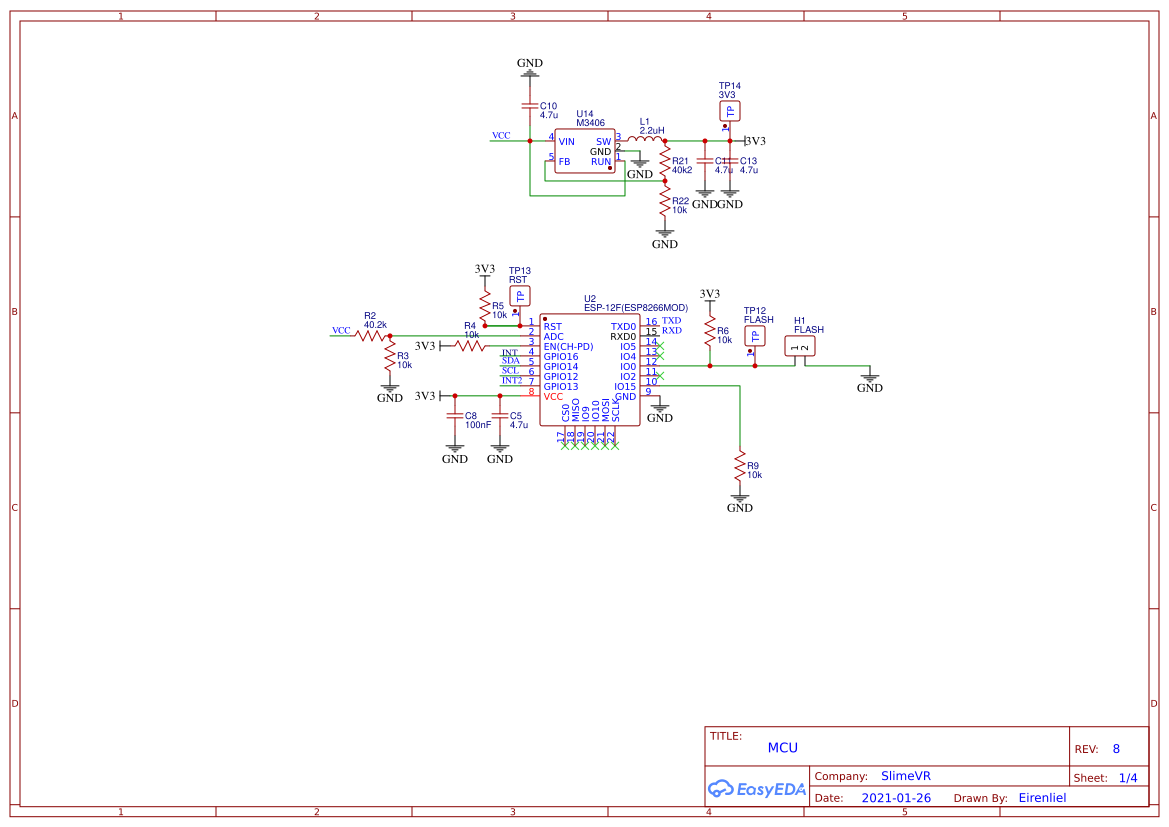 SlimeVR R11 Edit (through-hole FLASH) - OSHWLab