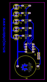 ATtiny85 POV display - EasyEDA open source hardware lab