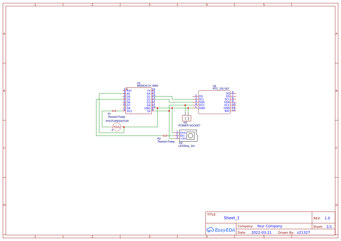 PJInfClock - EasyEDA open source hardware lab