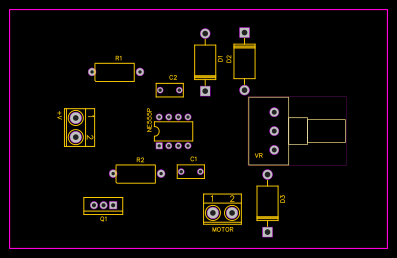 DC Motor speed control using 555 timer - OSHWLab