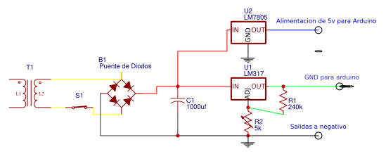 fuente variable con reguladores - OSHWLab