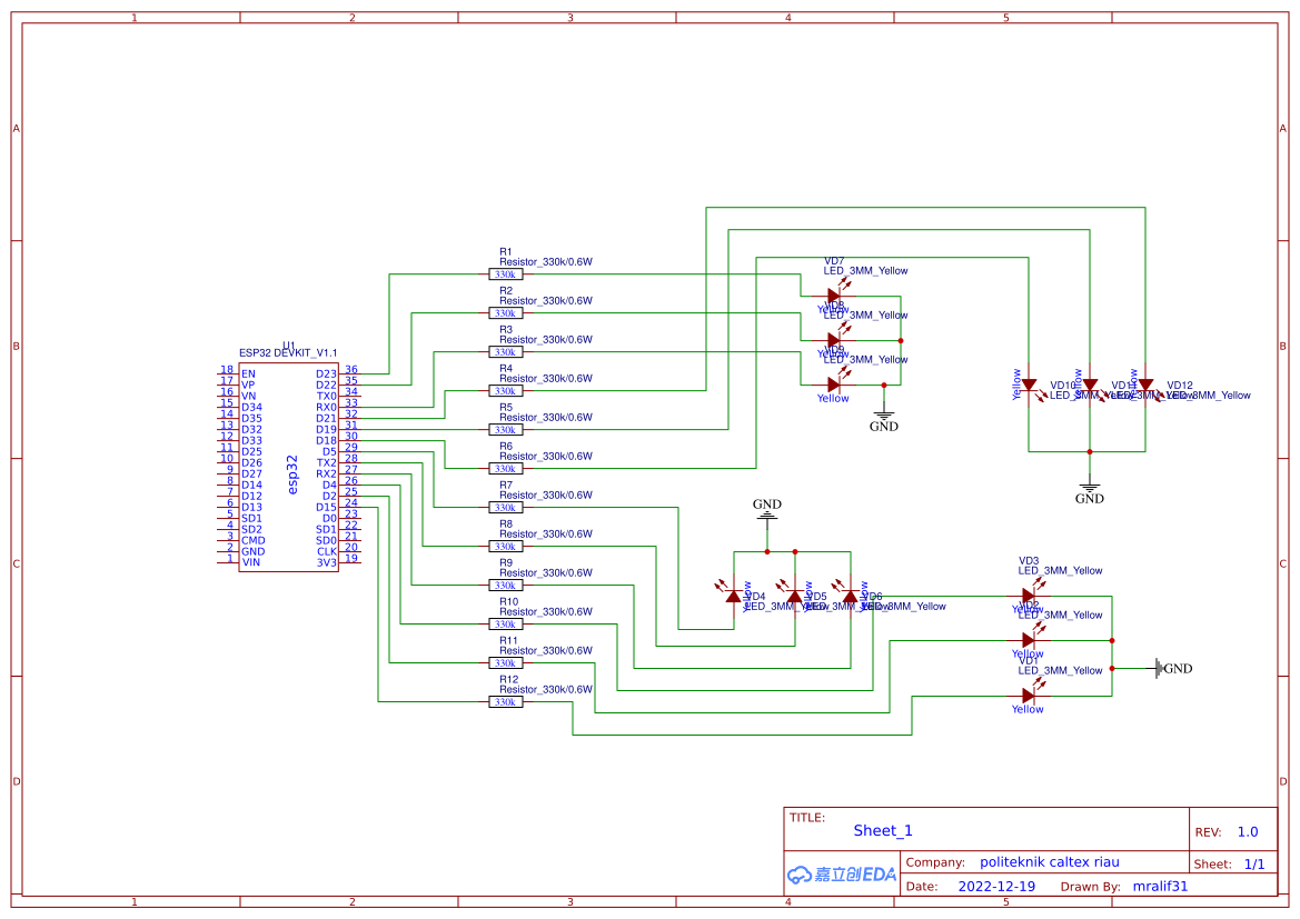 traffic light - EasyEDA open source hardware lab