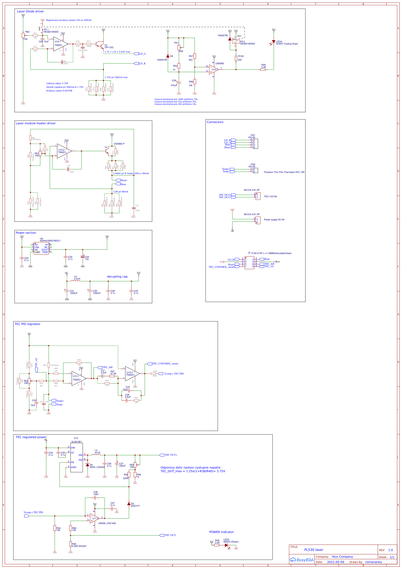PL530 laser 9V - EasyEDA open source hardware lab