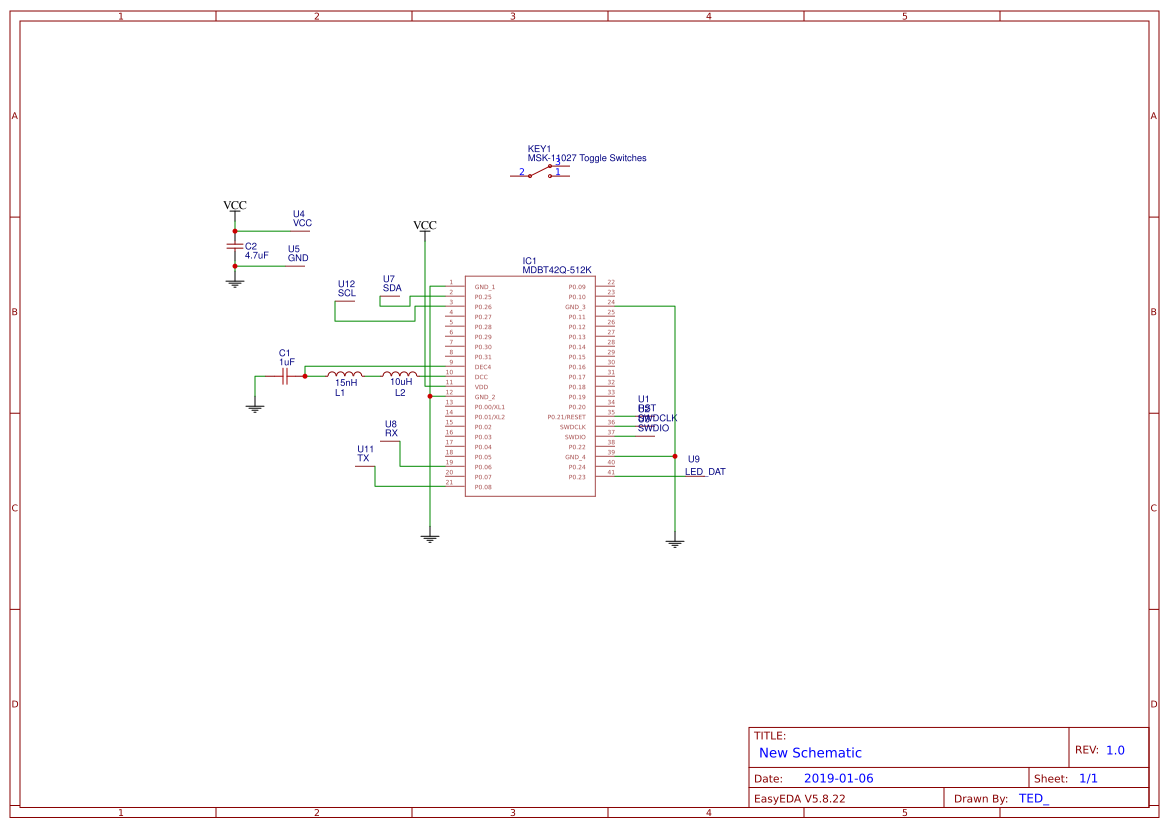 mdbt42q_breakout - EasyEDA open source hardware lab
