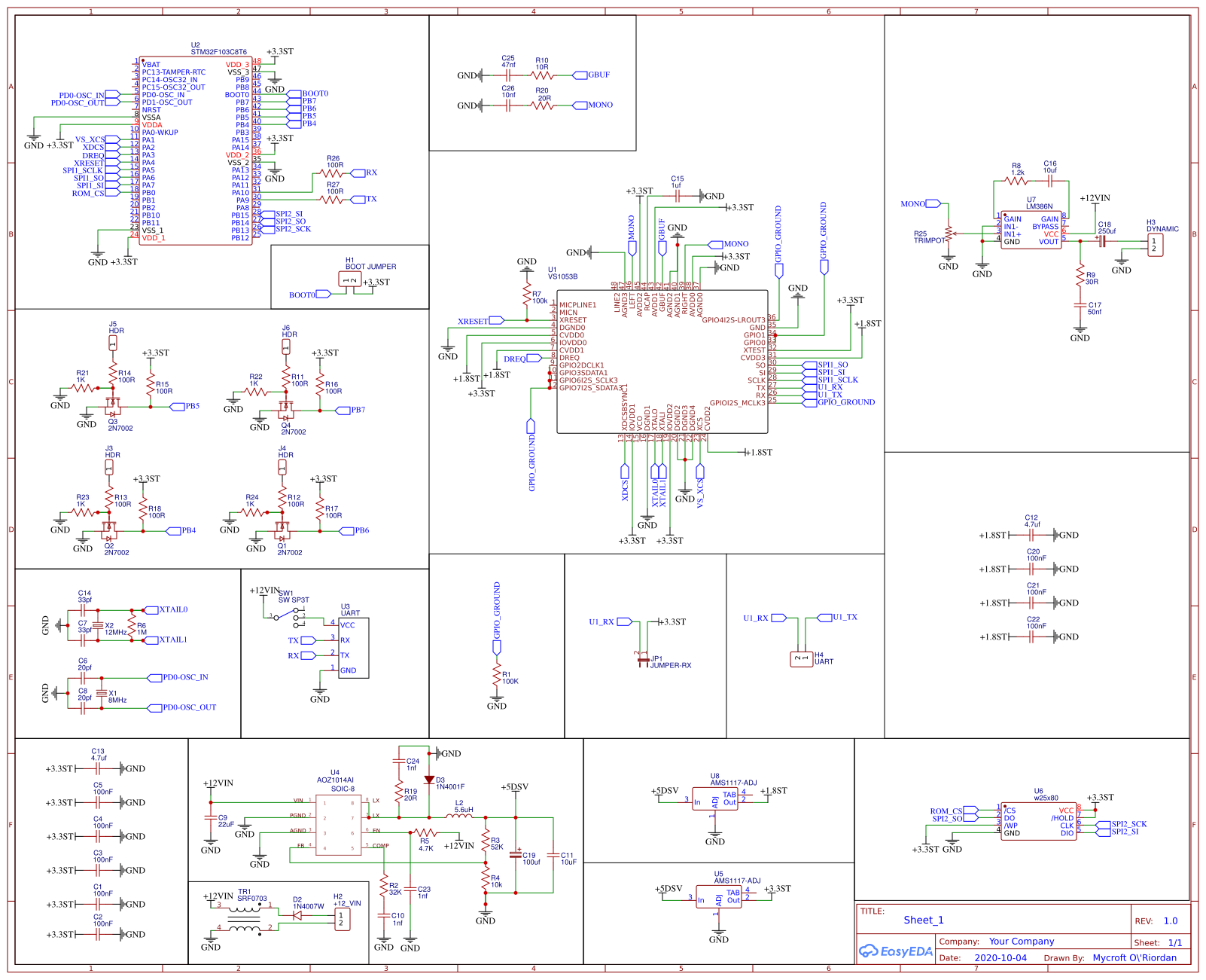 talking_max stm32 - Platform for creating and sharing projects - OSHWLab