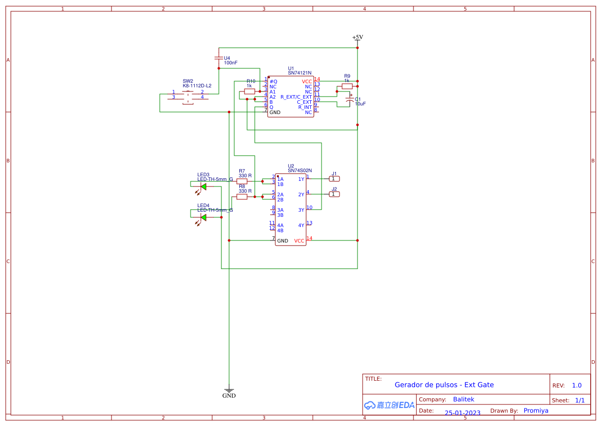 GP-01 Ext Gate V 1.2 - OSHWLab