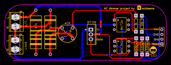 AC Dimmer - EasyEDA open source hardware lab