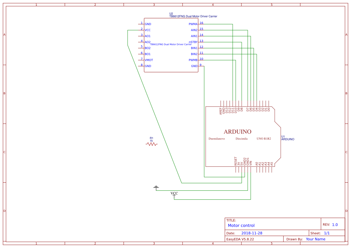 Motor control - EasyEDA open source hardware lab
