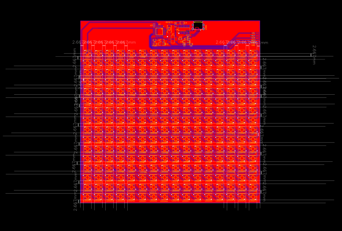 Pantalla rgb 16x16 - EasyEDA open source hardware lab