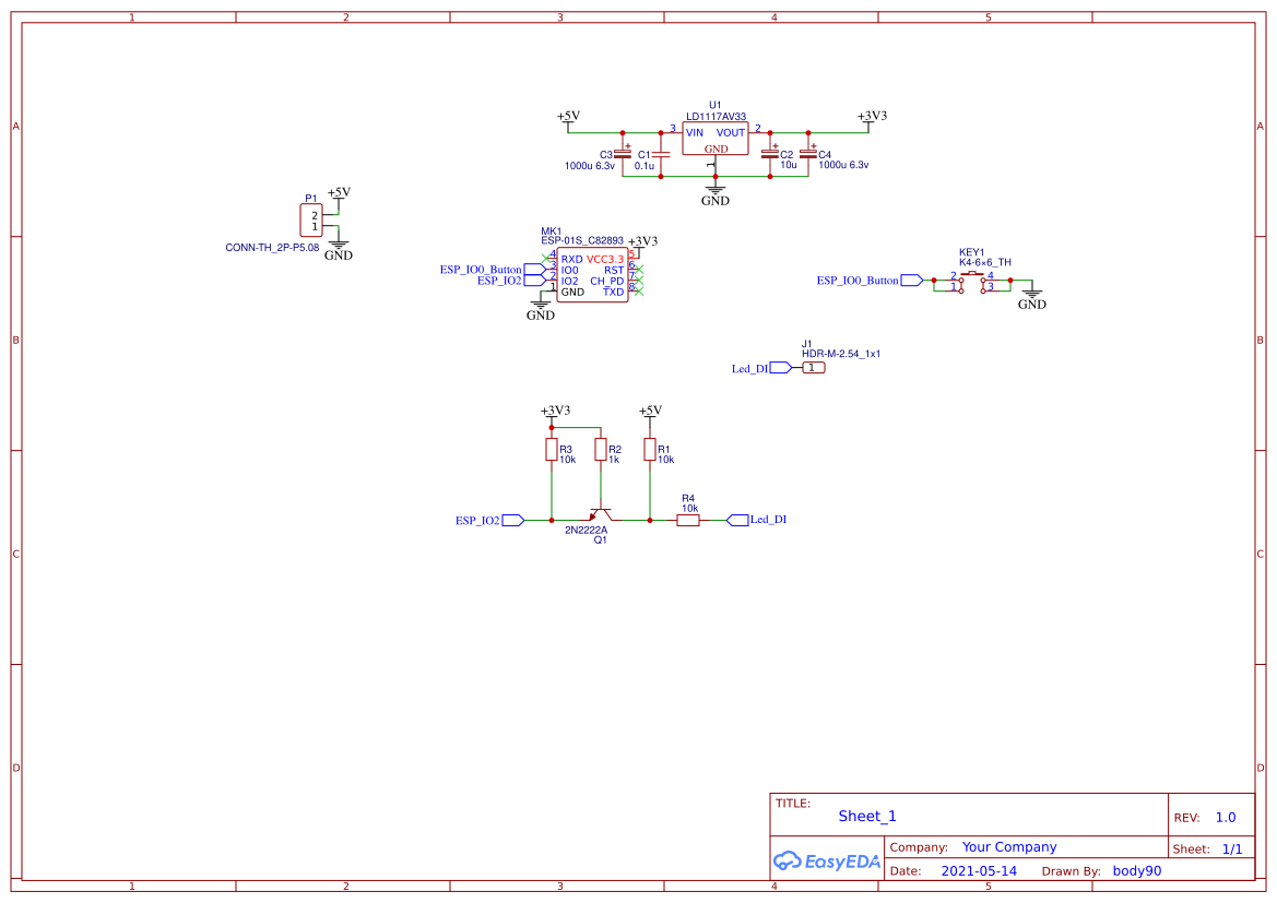 Marky WS2812b Controller - EasyEDA open source hardware lab