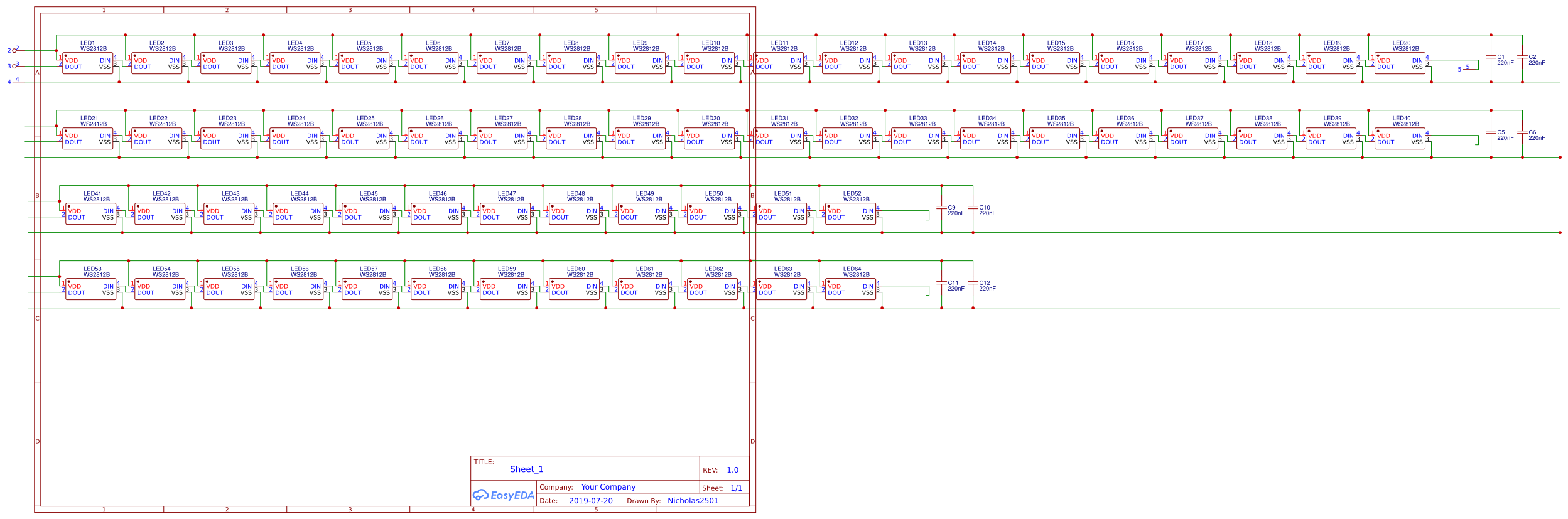 ws2812b indicatirs copy - Platform for creating and sharing projects - OSHWLab