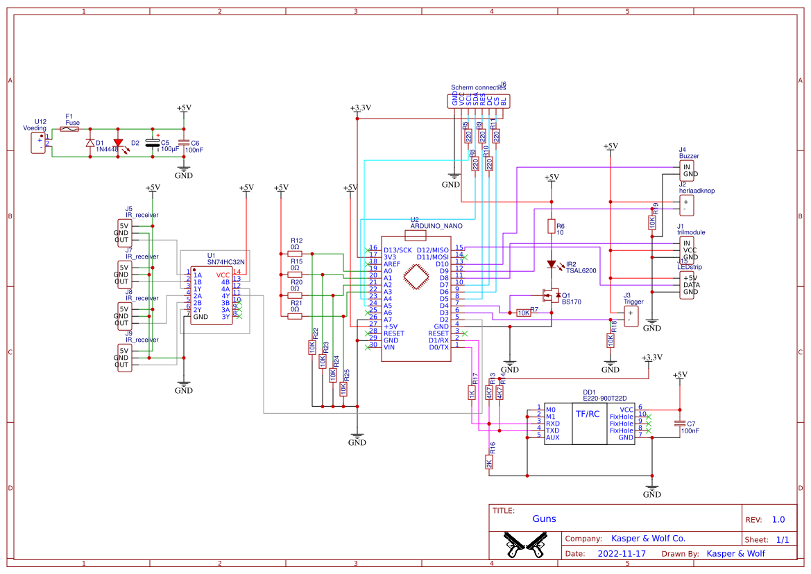 guns V3 schema - EasyEDA open source hardware lab