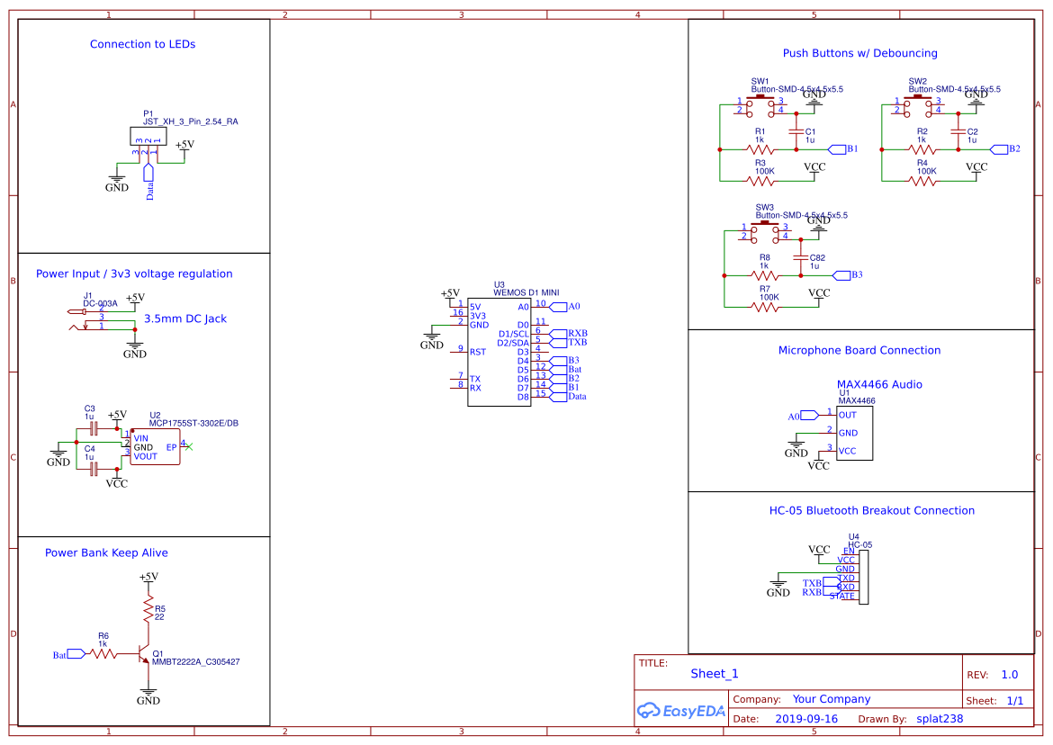 Shutter Shades WS2812B Ver - Platform for creating and sharing projects - OSHWLab