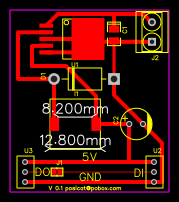Neopixel Power Injector - EasyEDA open source hardware lab