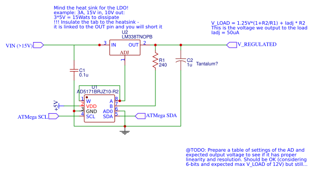 Arduino Variable Power Supply - Amp/Volt meter - OSHWLab