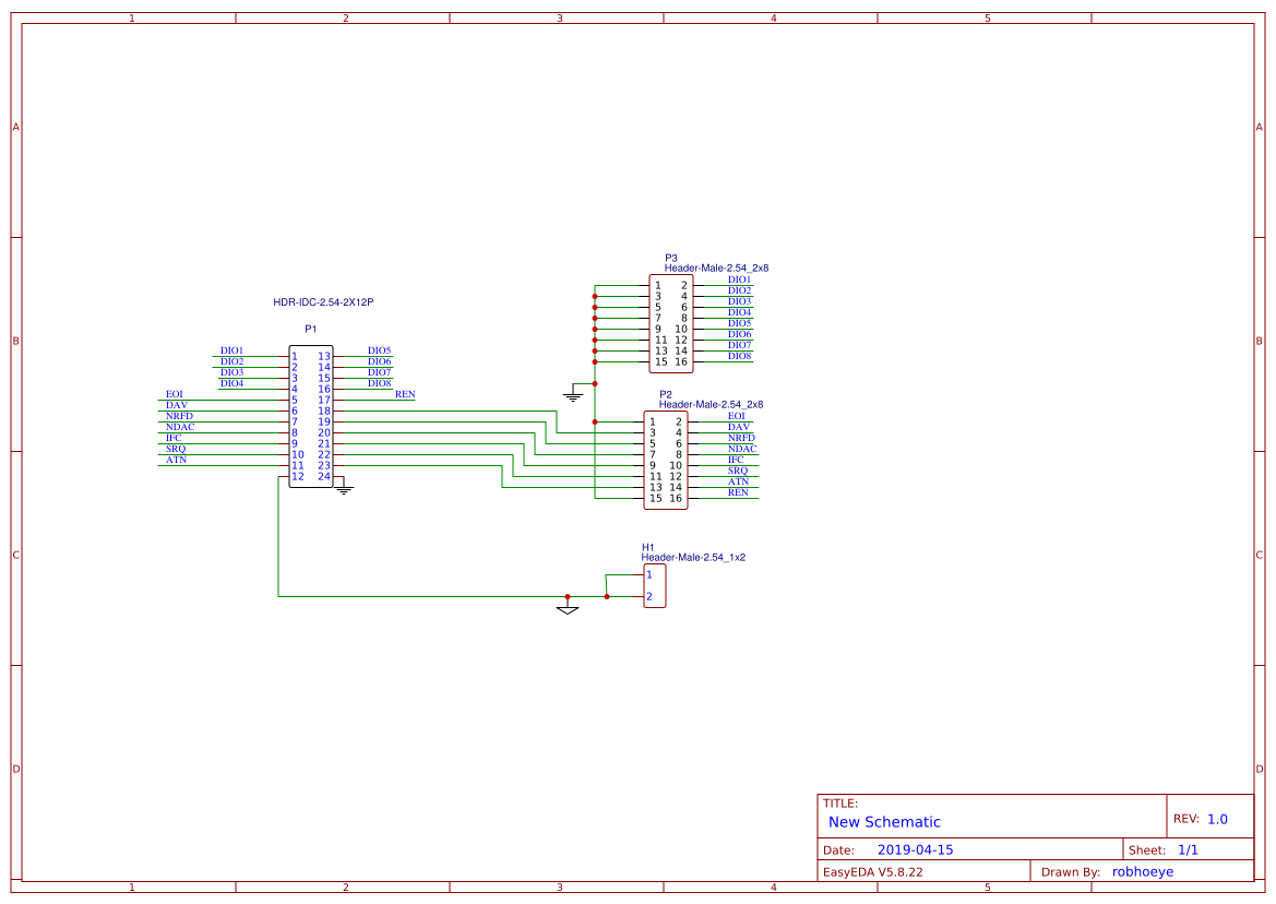 GPIB tap - OSHWLab