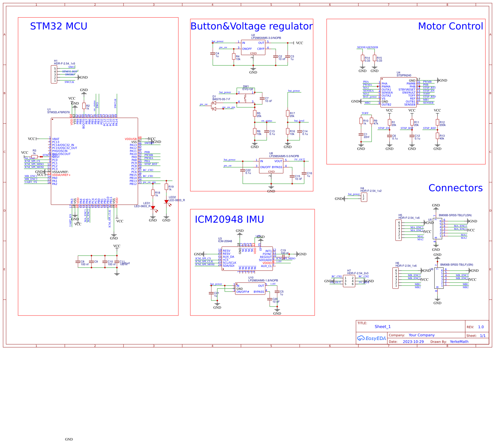 STM32 Balancing Robot - EasyEDA open source hardware lab