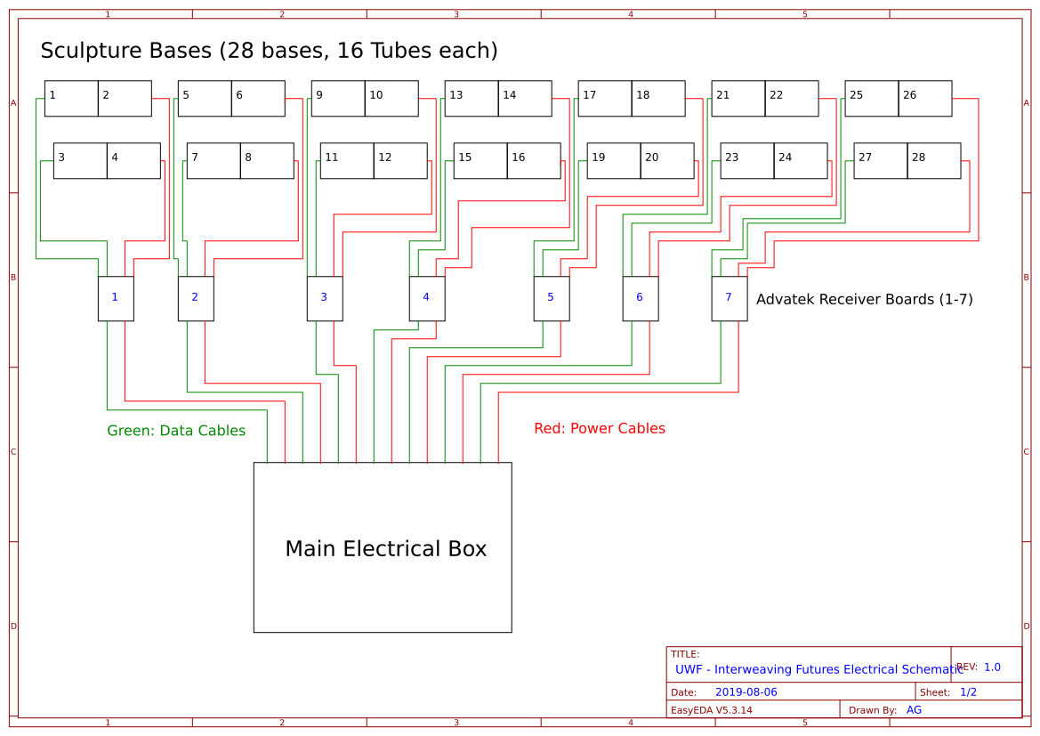 UWF - Interweaving Futures Electrical Schematic - EasyEDA open source hardware lab