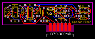 Vocoder Speech Filter - EasyEDA open source hardware lab