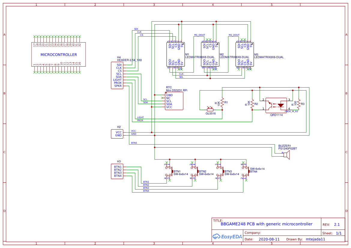 BBGame248 PCB - OSHWLab