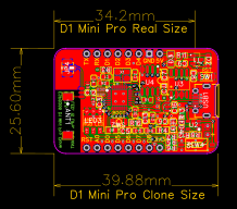 ESP8266 D1 Mini PRO Clone with 1S LiPo and RGB LED - EasyEDA open source hardware lab