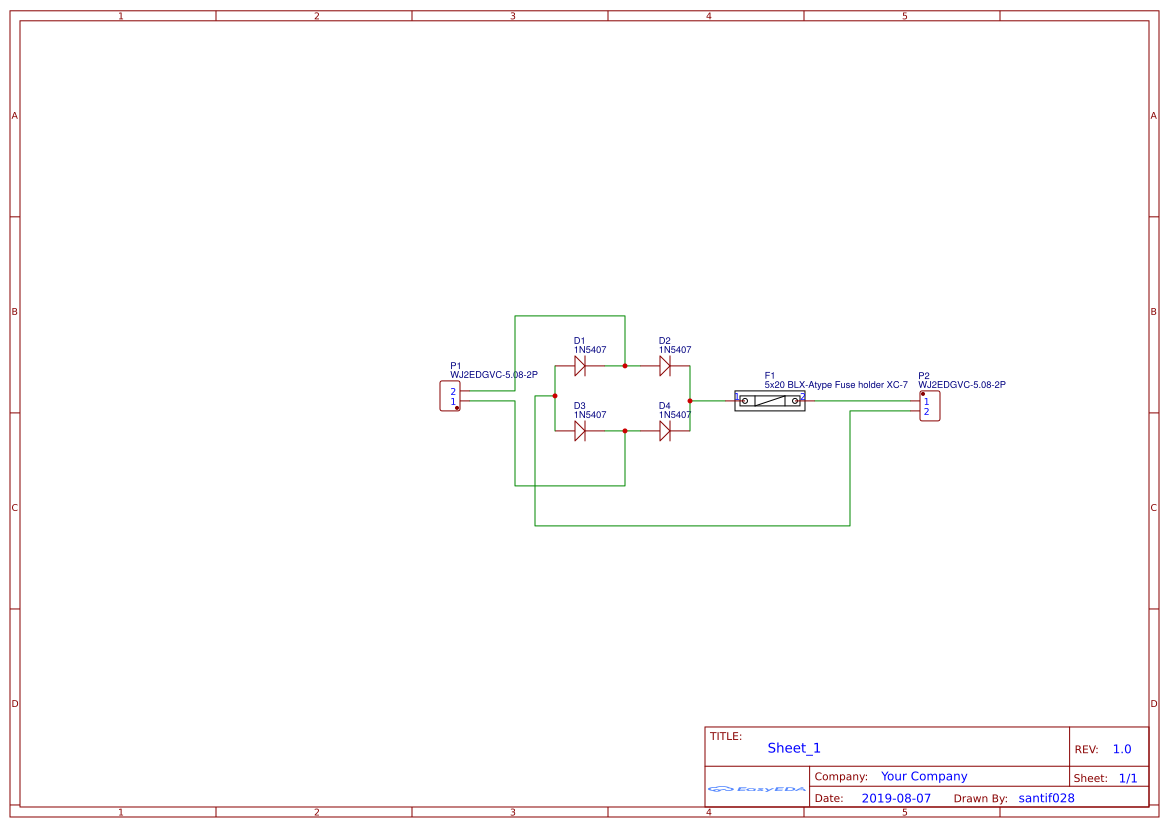 Puente Rectificador - Platform for creating and sharing projects - OSHWLab