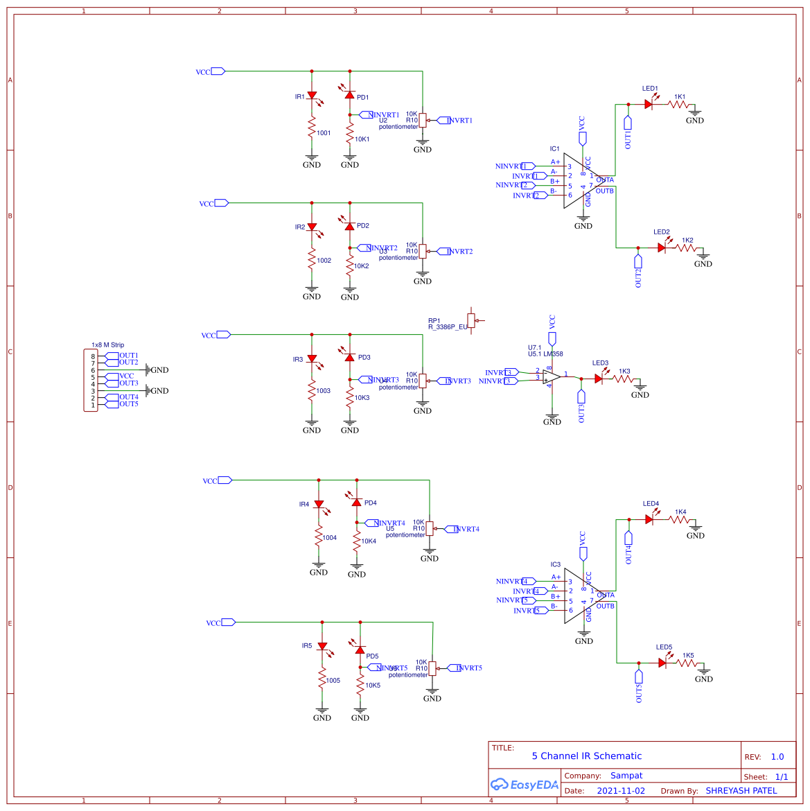 Urvish Bhai IR Relay - EasyEDA open source hardware lab