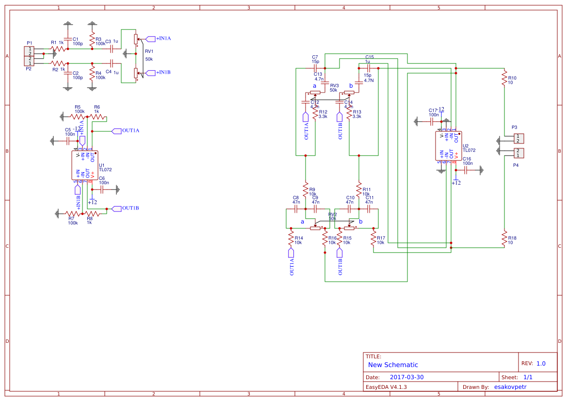 Preamp - EasyEDA open source hardware lab