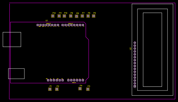 Alat ukur Jarak basis Arduino UNO - OSHWLab