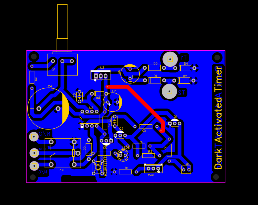 dark activated timer project - OSHWLab