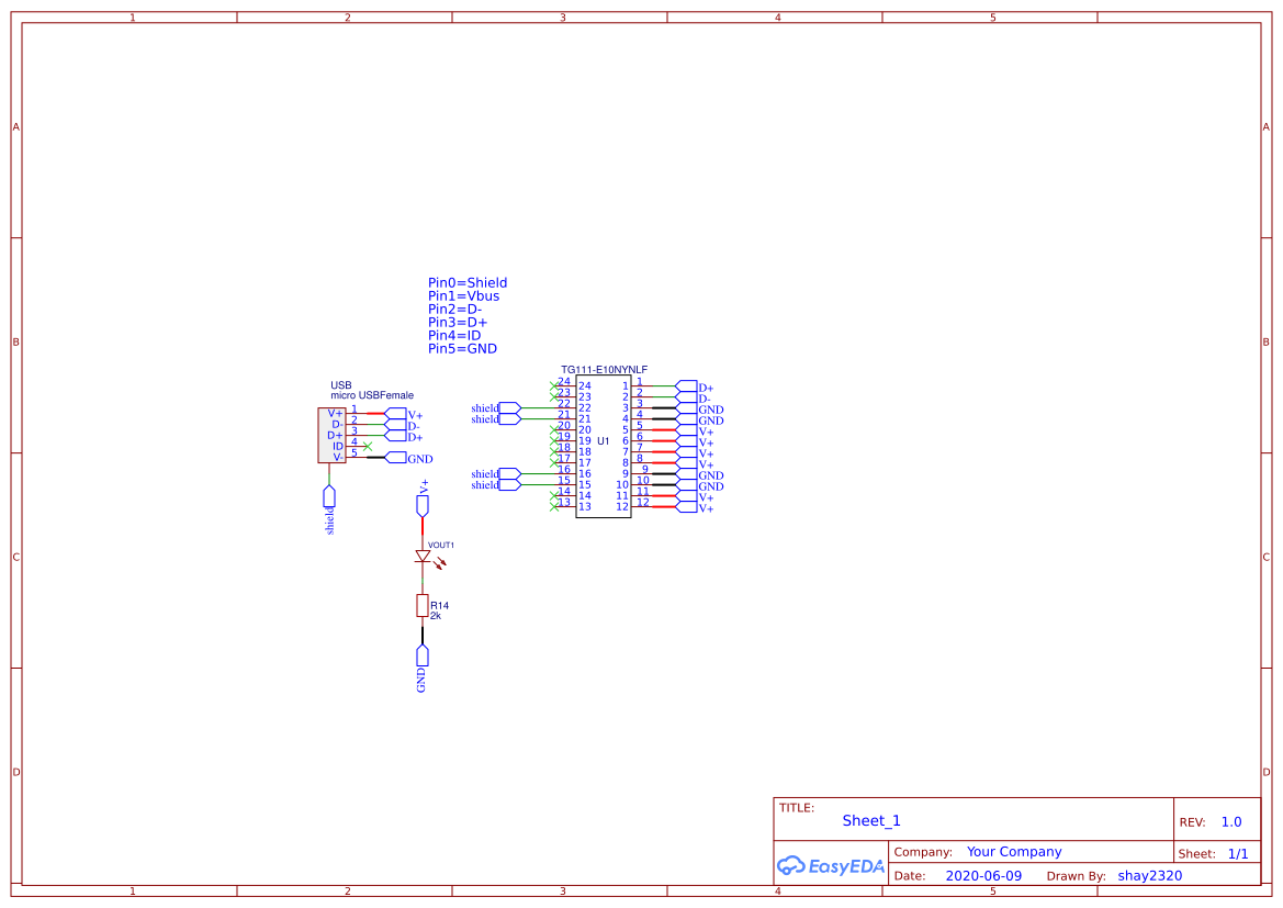 Vertical Landing Camera USB Adapter - EasyEDA open source hardware lab