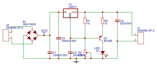 zasilacz LM317 - OSHWLab