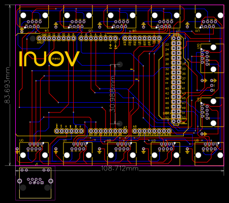Arduino Mega Shield - sensor QCP - EasyEDA open source hardware lab