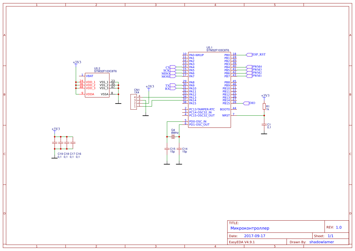 Wireless NeoPixel controller driven by MIDI copy copy copy copy - EasyEDA open source hardware lab