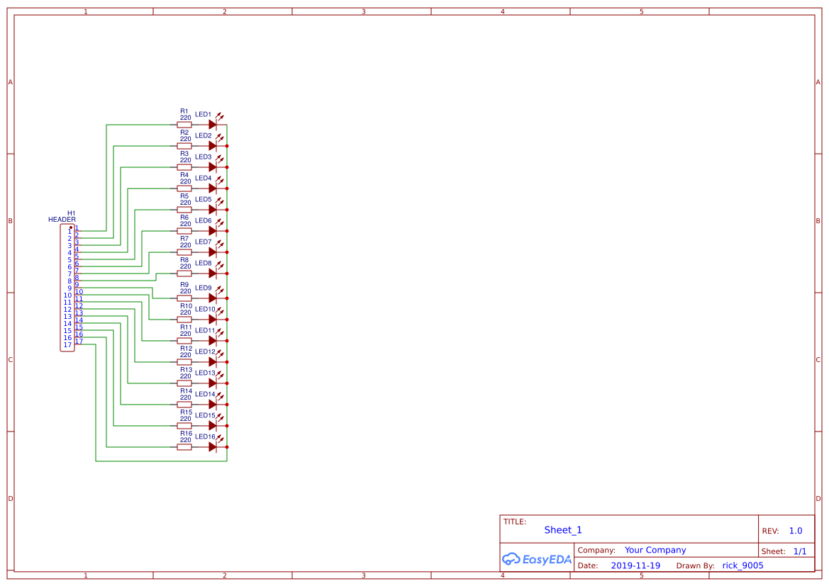 16-Bit LEDs - EasyEDA open source hardware lab