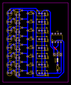 8array ir sensor - EasyEDA open source hardware lab