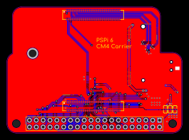 PSPi 6 CM4 Carrier Interface - OSHWLab