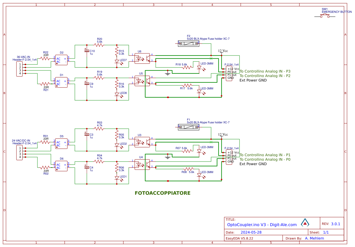 Optocoupler 36Vac-12Vdc - OSHWLab