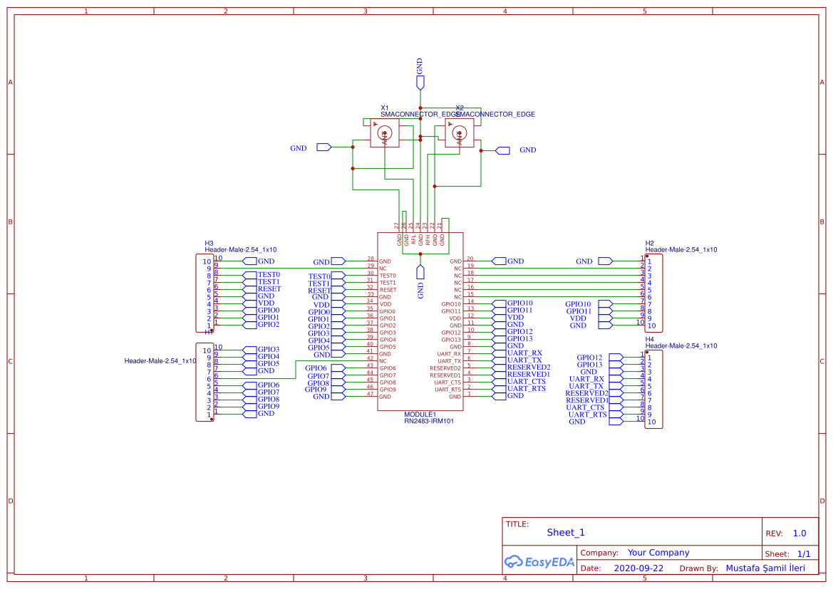 LORA-RN2483 - EasyEDA open source hardware lab
