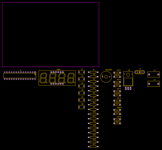 hex_clock - EasyEDA open source hardware lab
