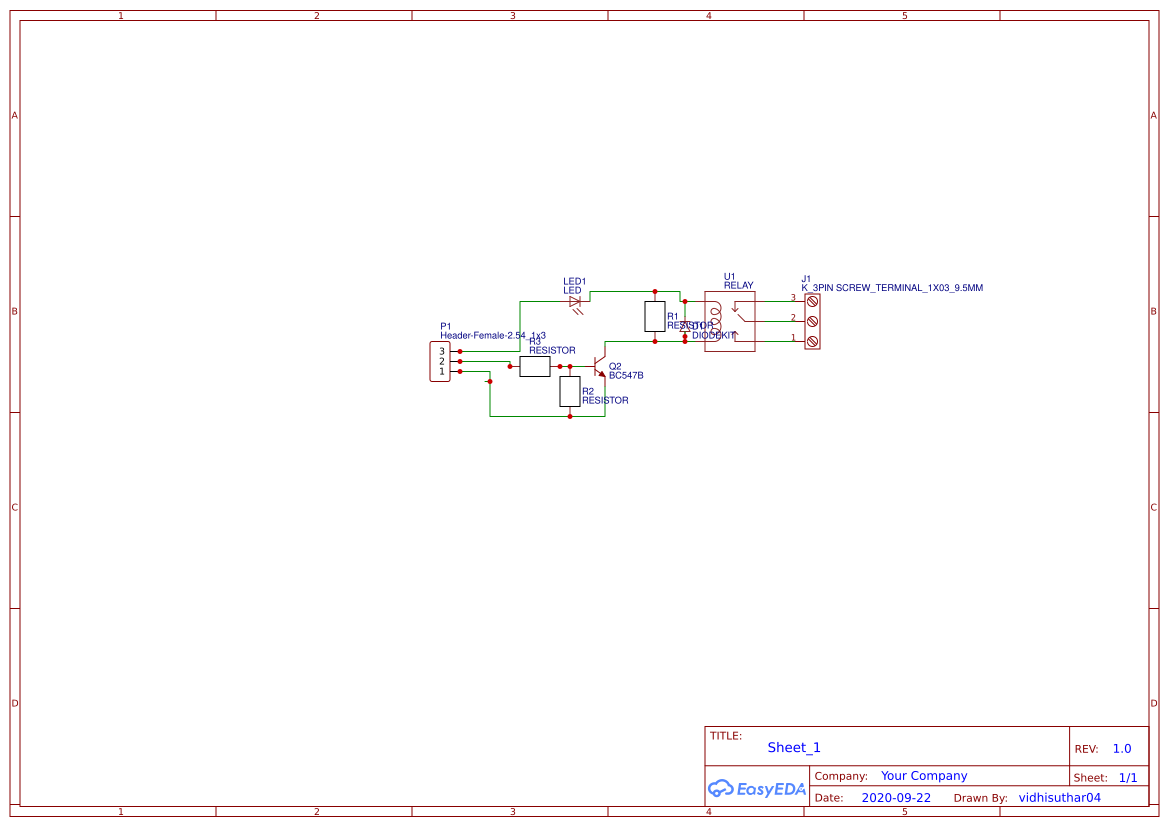 Relay module - EasyEDA open source hardware lab