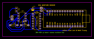 soil moisture sensor - OSHWLab