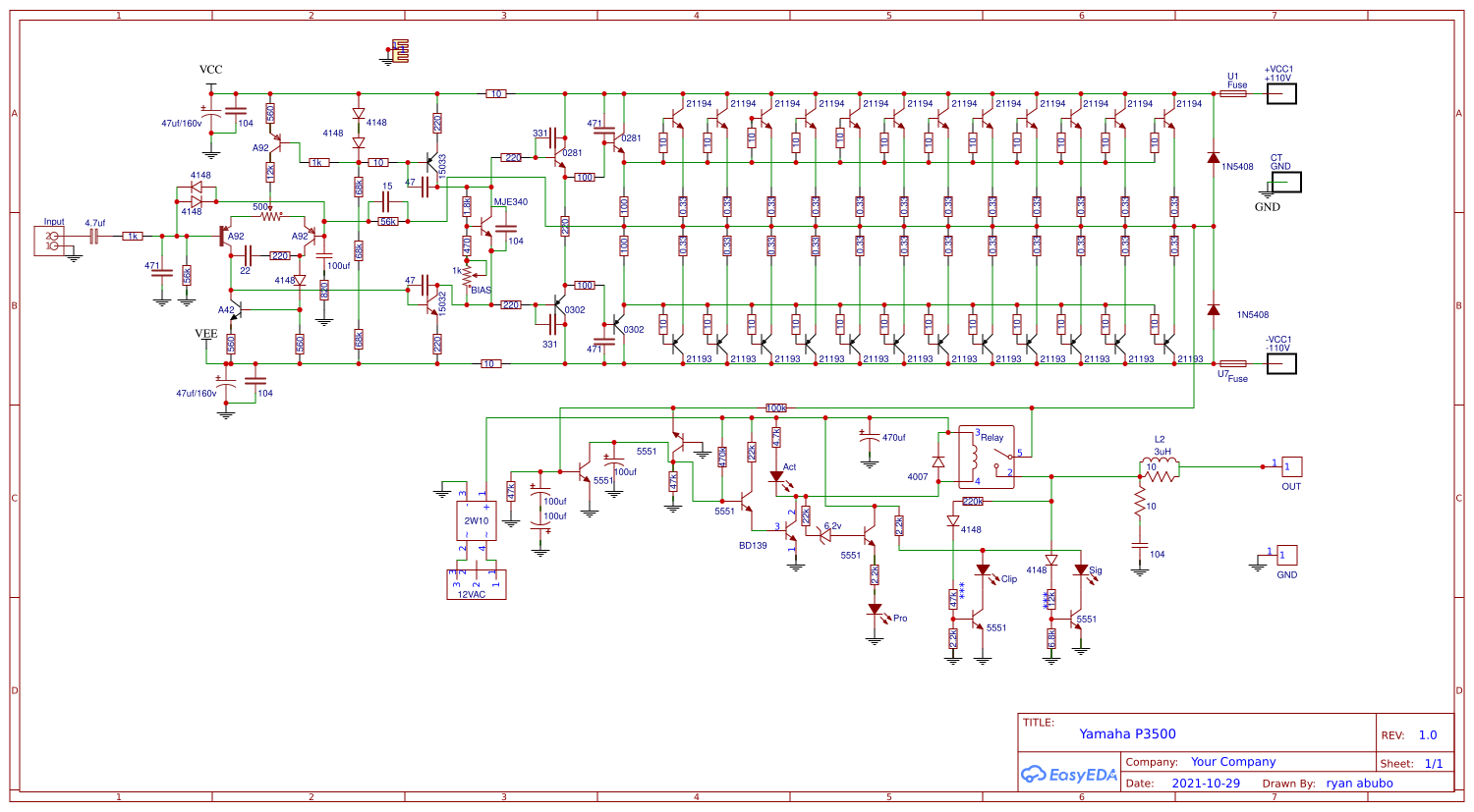 YAMAHA P3500 - OSHWLab