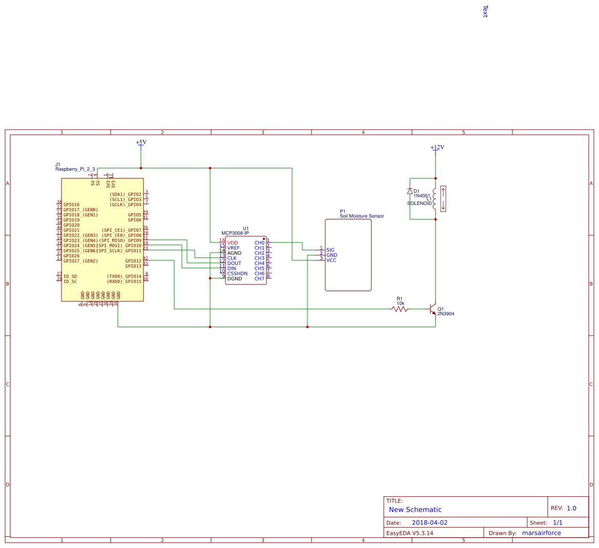 plant water controller - EasyEDA open source hardware lab