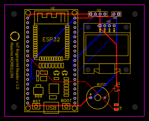 IoT fingerprint reader - OSHWLab