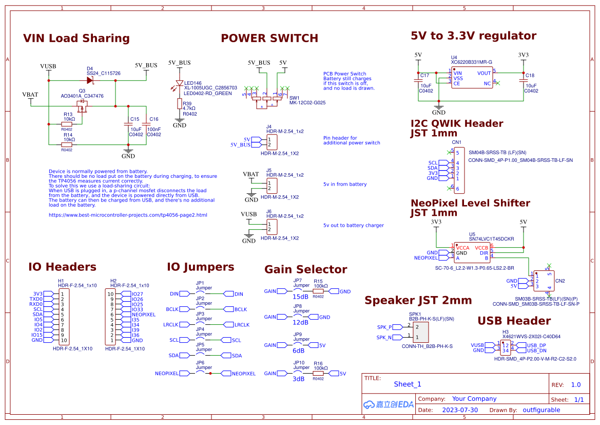 esp32-audio-node - OSHWLab